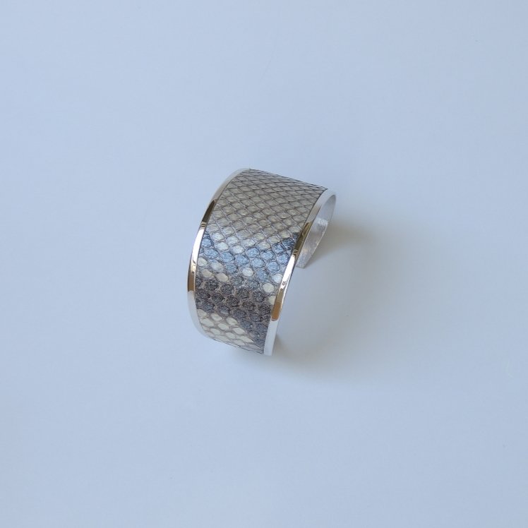 Brazalete SERPIENTE PITÓN PLATA EST – MON PETIT PYTHON